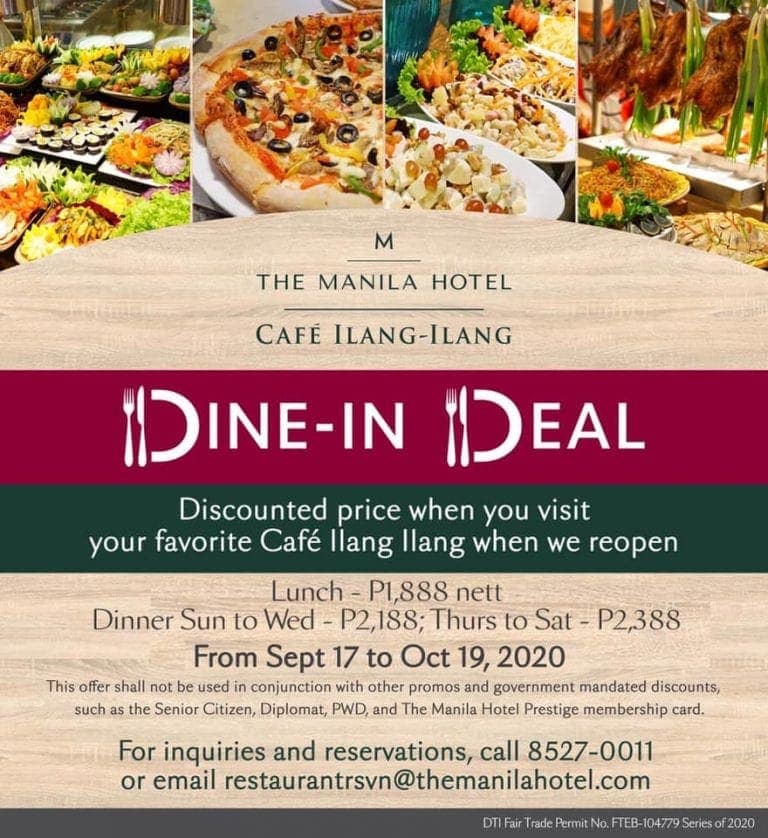 Promotions Archive - Page 5 of 6 - The Manila Hotel