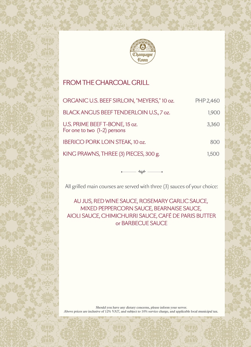 Champagne Room - The Manila Hotel