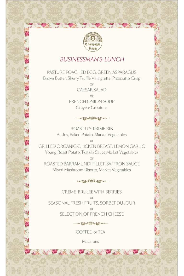 Champagne Room - The Manila Hotel