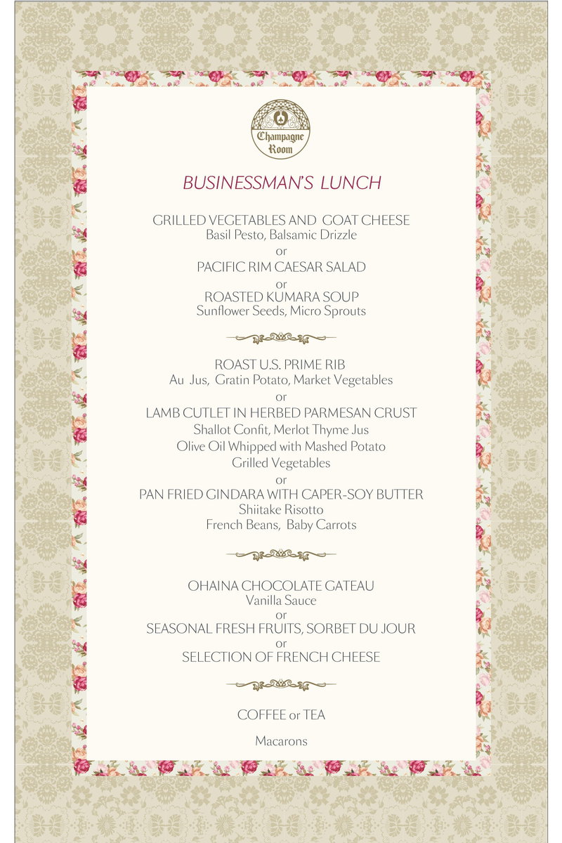 Champagne Room - The Manila Hotel