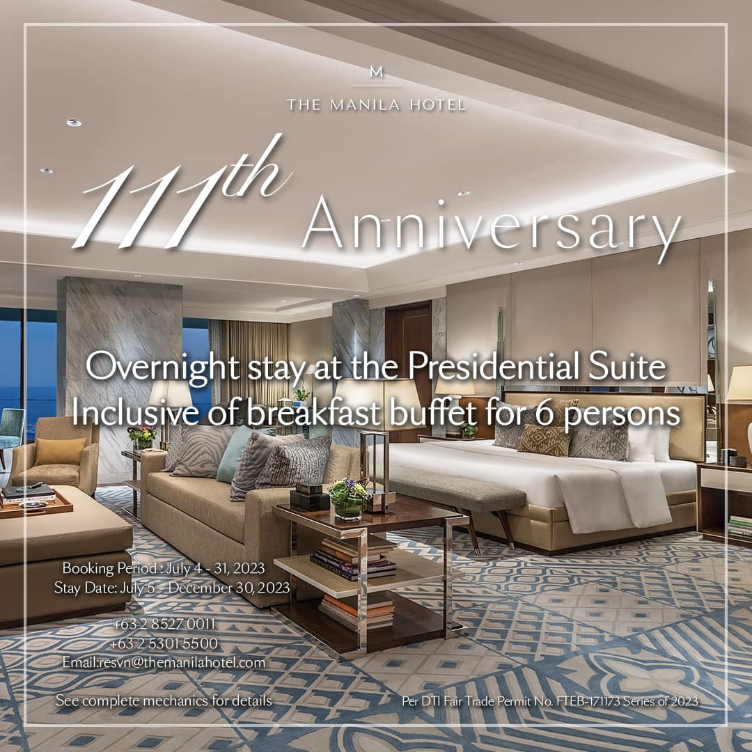 Unparalleled Luxury at the Presidential Suite - The Manila Hotel