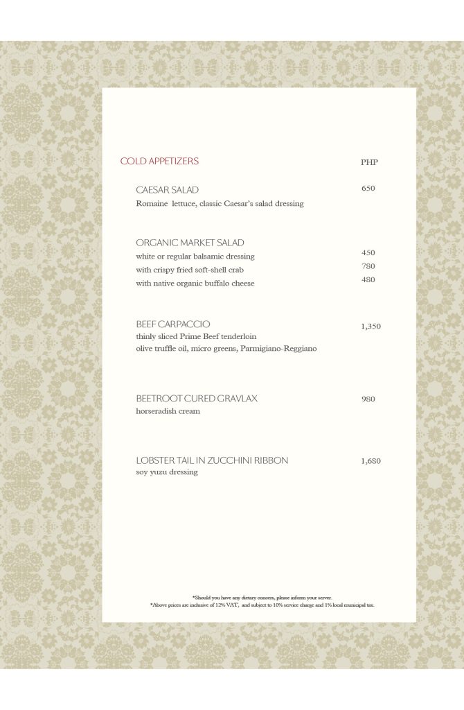 Champagne Room - The Manila Hotel