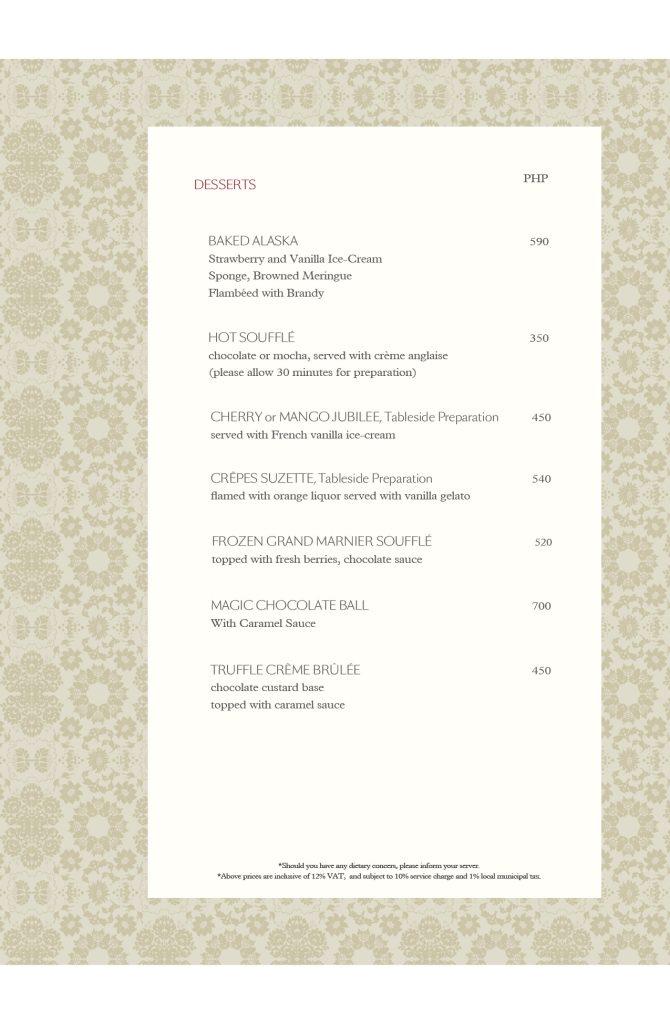 Champagne Room - The Manila Hotel