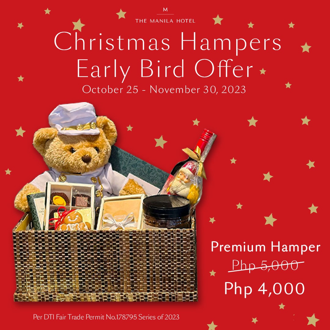 The Manila Hotel Christmas Hampers Early Bird Offer - The Manila Hotel