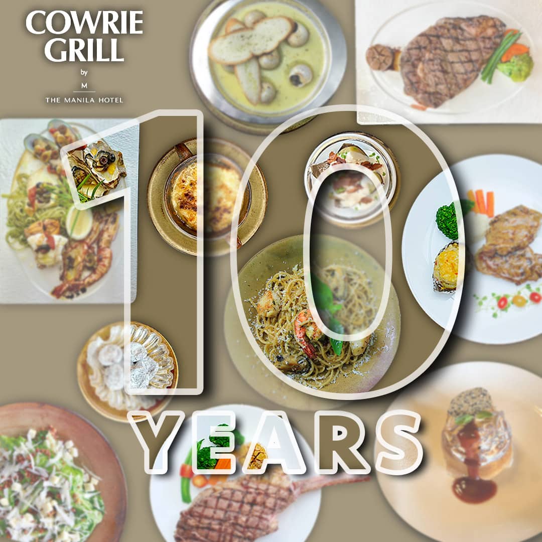 Cowrie Grill Celebrates a Decade of Culinary Excellence - The Manila Hotel