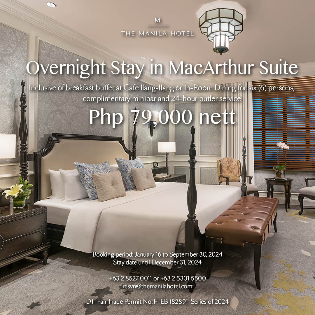 The Manila Hotel Offers Special Rates for its Iconic MacArthur and ...