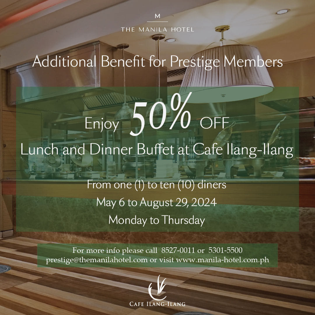 Café Ilang-Ilang - The Manila Hotel