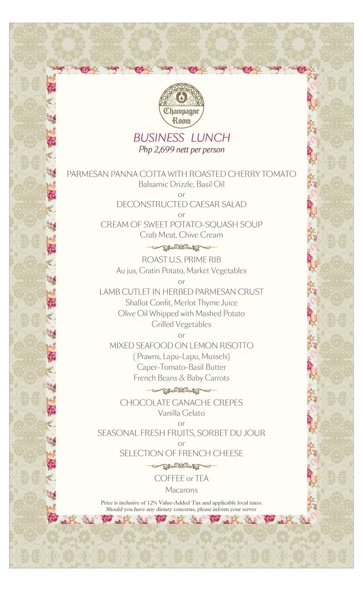 Champagne Room - The Manila Hotel