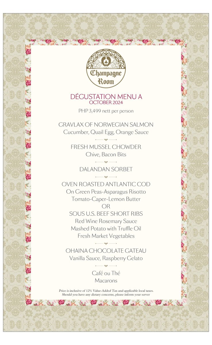 Champagne Room - The Manila Hotel