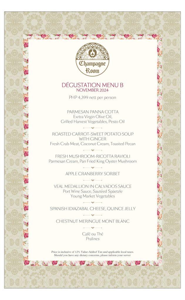 Champagne Room - The Manila Hotel