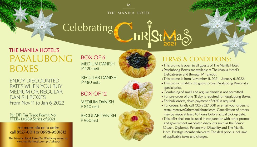 (Done) The Manila Hotel's Pasalubong Boxes - The Manila Hotel